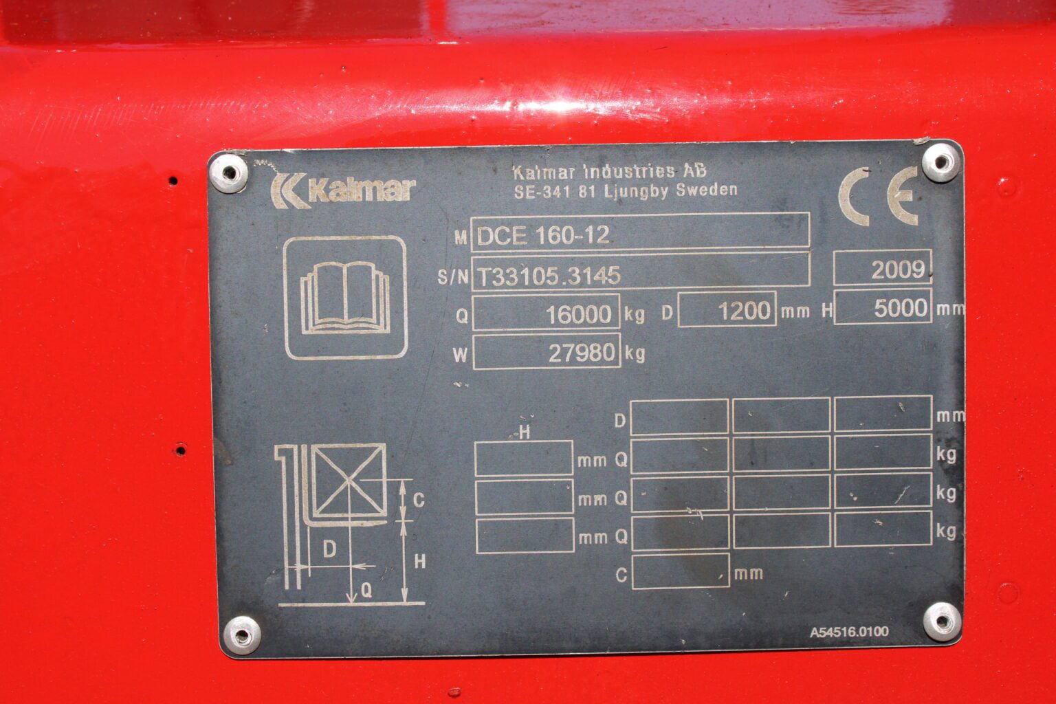 Kalmar DCE 160-12 FREE LIFT kopen | Machinehandel Jansen